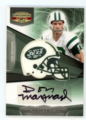 2009 Gridiron Gear DON MAYNARD New York Jets HELMET AUTO 103/200 | eBay