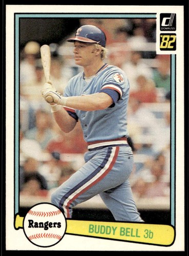 1982 Donruss 368 Buddy Bell Texas Rangers Baseball Card | eBay