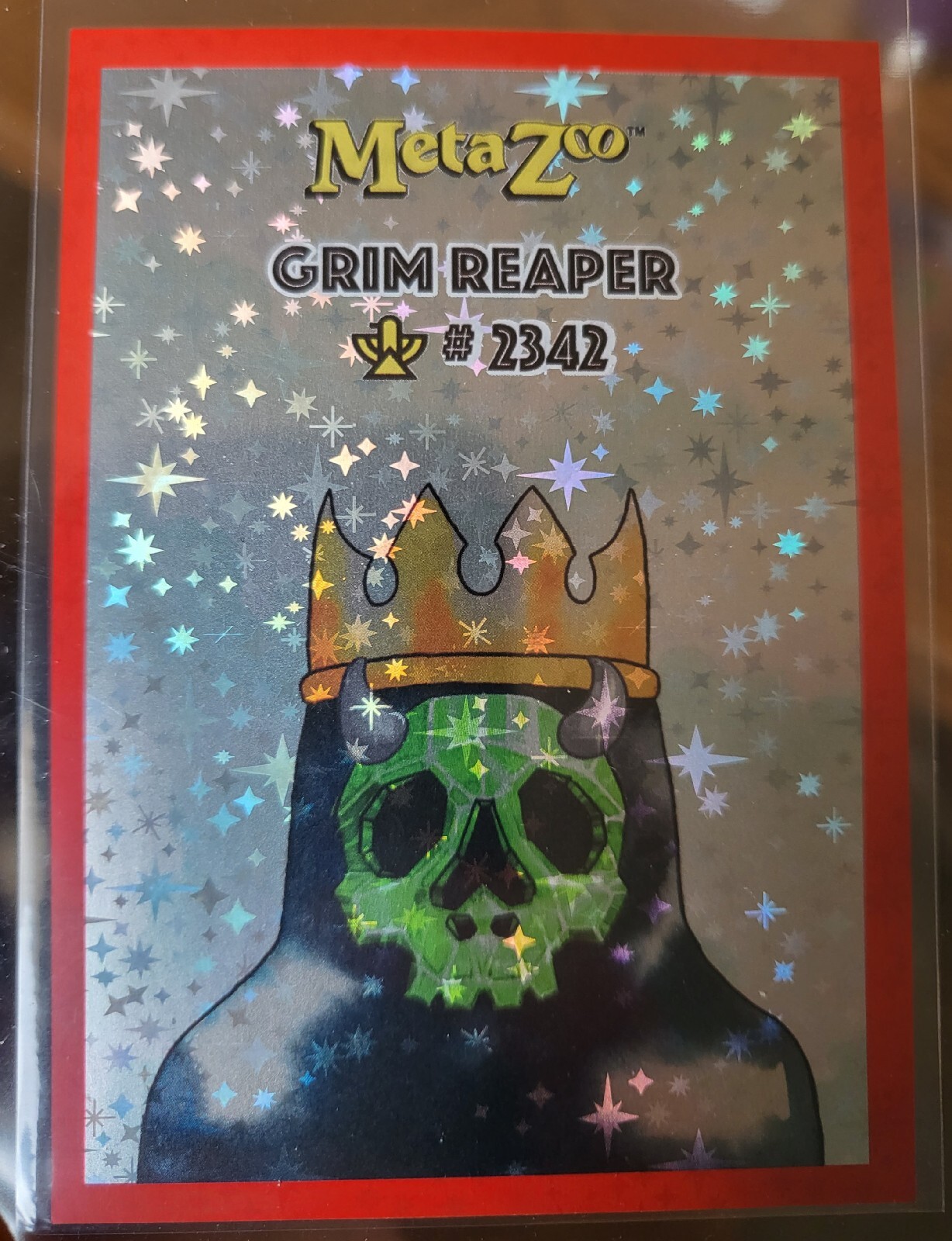 Metazoo PFP Token Card Grim Reaper #2342 Silver Holo Foil Rare! | eBay