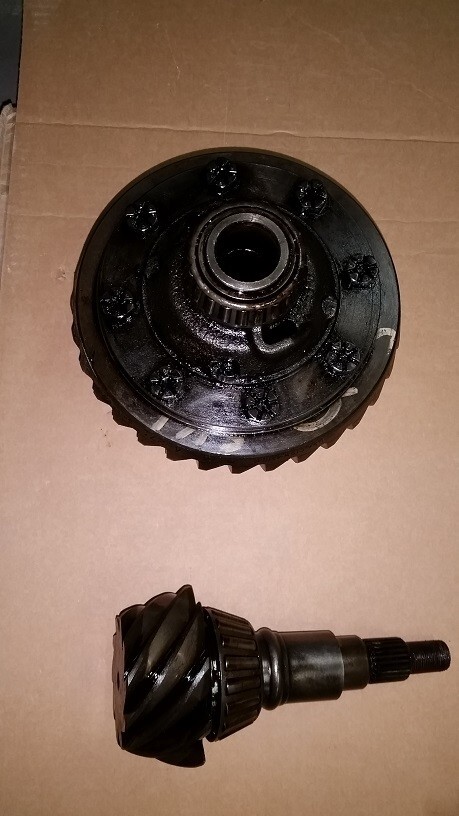 1965 - 1969 Mustang 6 cyl Rear Axle Ring & Pinion 2.83 Gear Set 7 1/4 7 ...