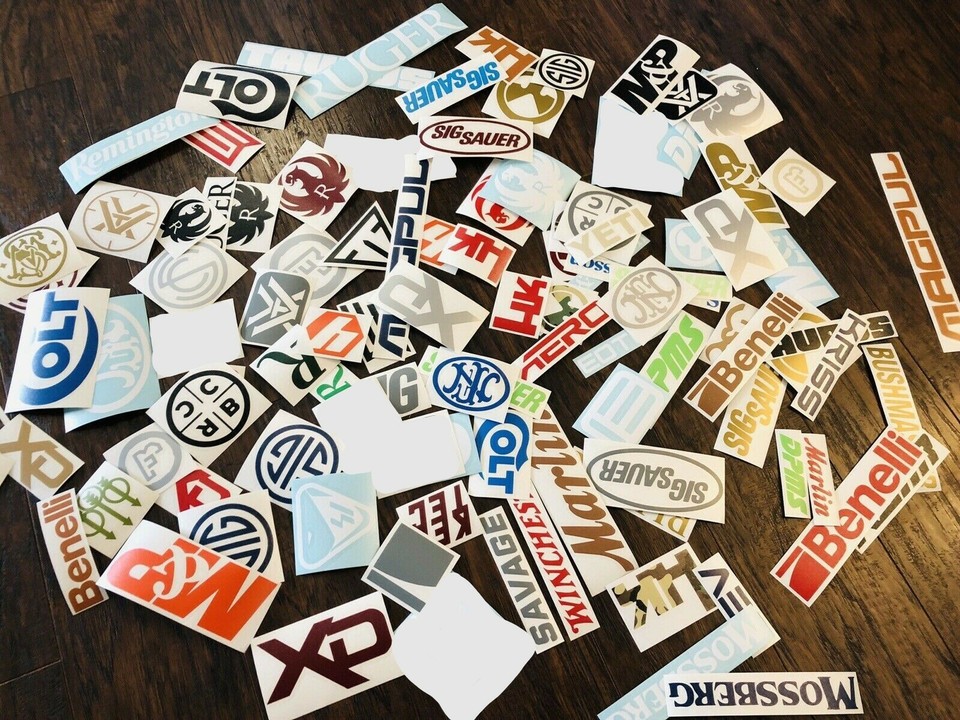 Tactical Gun SAFE Decal Pistol Rifle & Hunting Stickers 30 Pack Lot 9MM ...