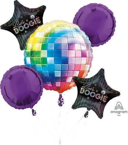 Anagram #27452 "LETS BOOGIE" Disco Ball 70's Dance Party Balloon ...