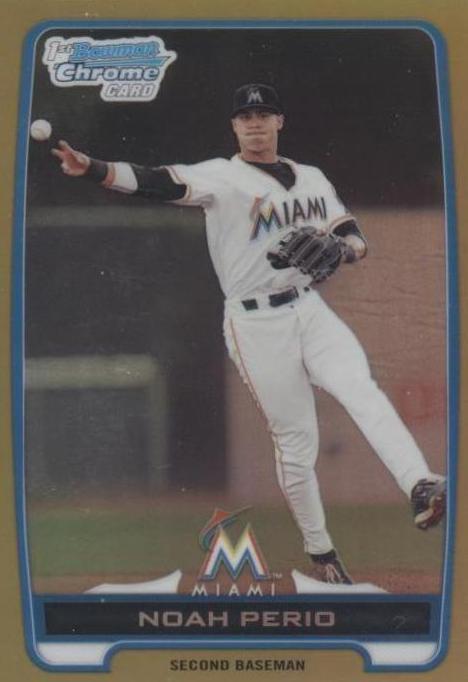 2012 Bowman - Chrome Prospects Noah Perio #BCP6 Gold Refractor /50 (RC ...