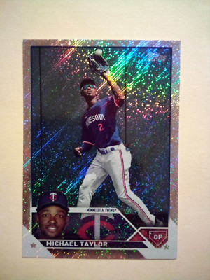 2023 Topps Series 1 Michael Taylor #374 Foilboard Parallel /608 - Twins ...