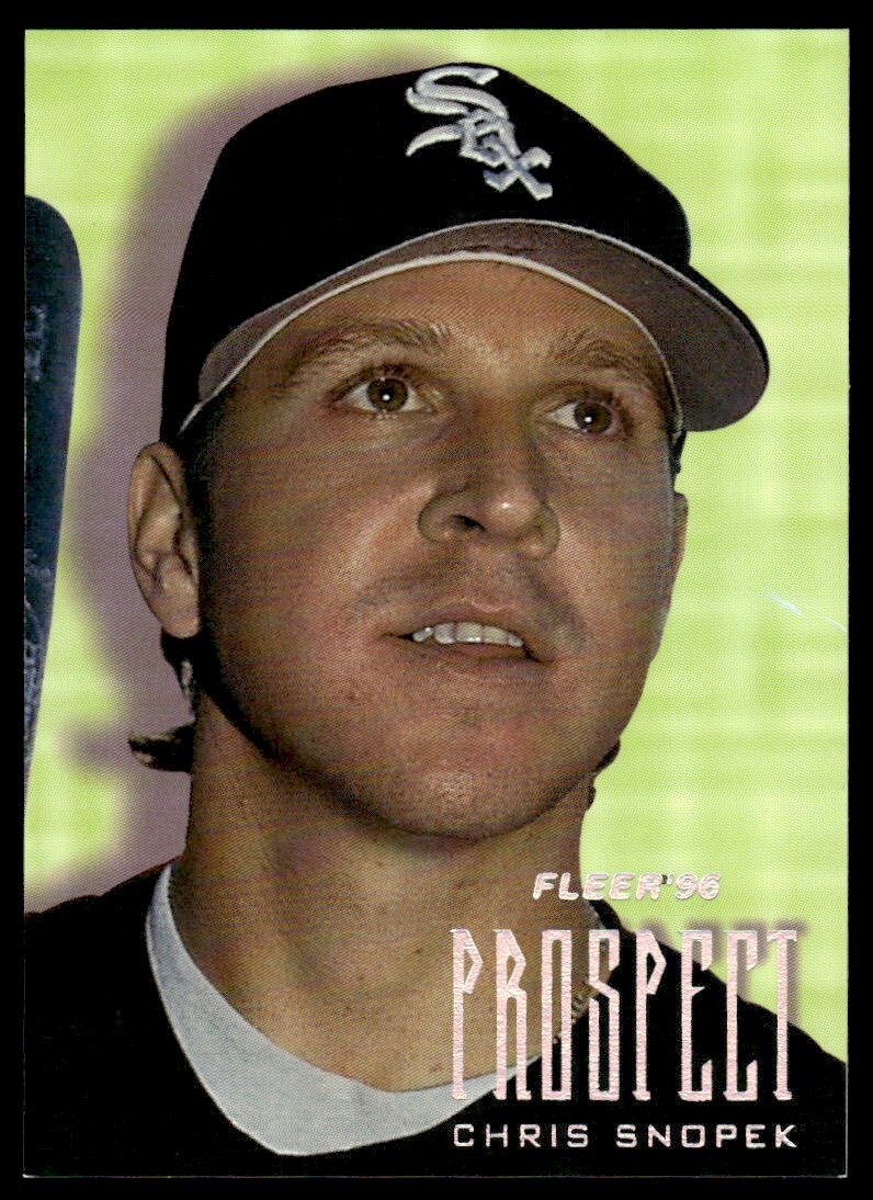 1996 Fleer Prospect Chris Snopek Chicago White Sox #9 | eBay