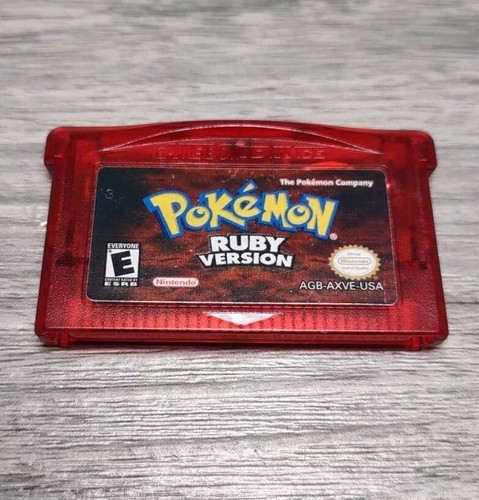 Pokémon: Ruby Version (Game Boy Advance, 2003) AUTHENTIC, TESTED ...