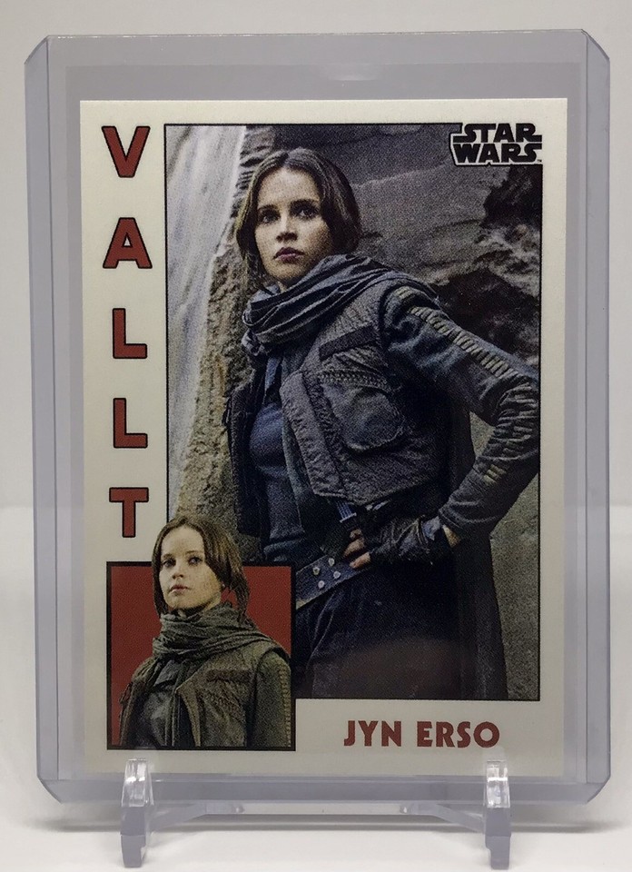 🔥JYN ERSO 2023 Topps Star Wars TBT #5 1984 Throwback Thursday #15 VALLT ...