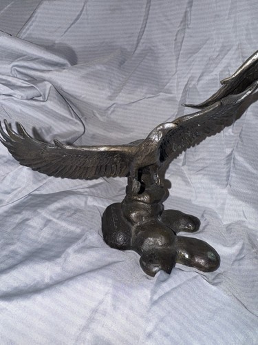 Franklin Mint Eagle Sunrise George McMonigle Pewter & 24K Gold Signed ...