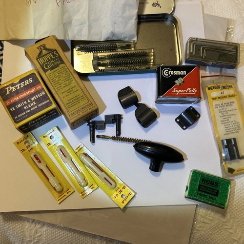 Vintage Gunsmith “drawer” / Crossman Super Pells + Hoppes Gun Grease ...