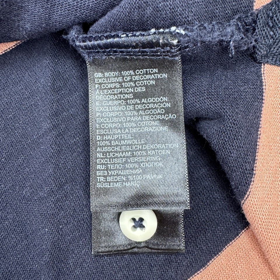 The North Face Rugby Polo Shirt Long Sleeve Stripe Color Block Pink ...