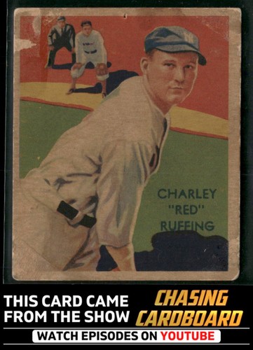 Red Ruffing 1934-36 National Chicle Diamond Stars (R327) #60 V836 ...