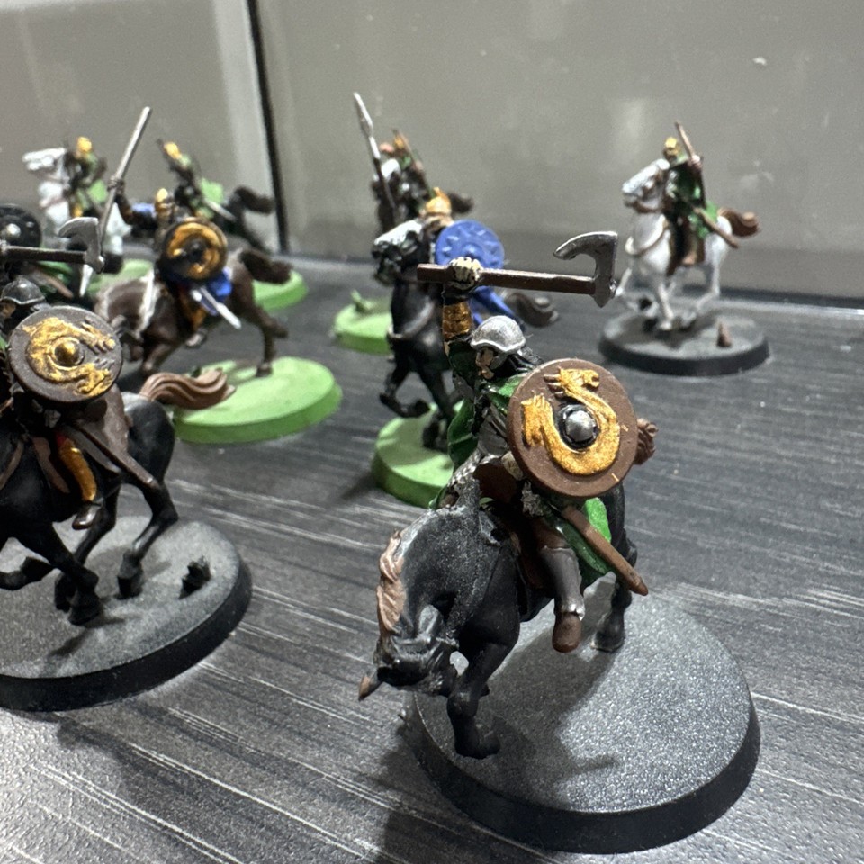 LOTR 12 x Painted Riders Of Rohan Lord Of The Rings Warhammer | eBay
