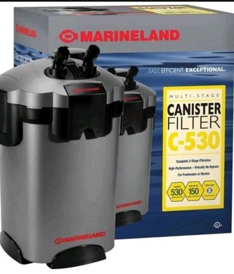 Marineland Multi-stage Aquariums Canister Filter C530 for Tanks up to ...