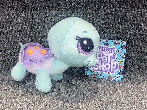 7” Littlest Pet Shop Bev Gilturtle Plush Toy Box Turtle LPS Stuffed ...