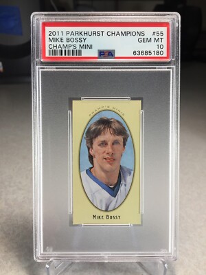 2011 Parkhurst Champions Mini Mike Bossy #55 - PSA 10 - POP 3 - NY ...