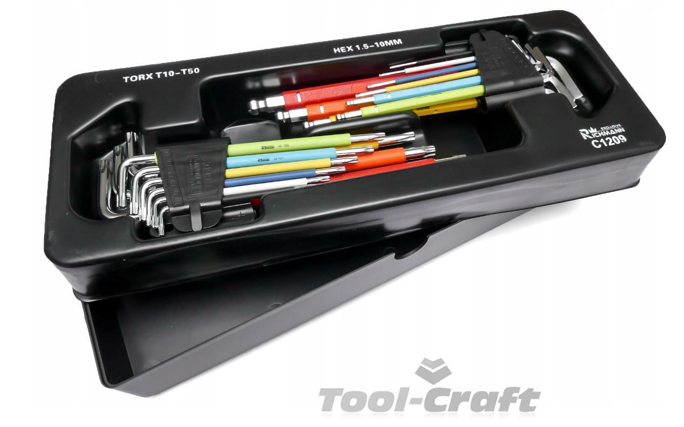 RICHMANN Torx tamperproof Security, Hex allen key set 18 pcs, ball tip ...