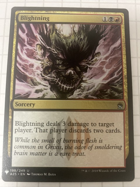 MTG Blightning Mystery Booster - Masters 25 198/249 Regular Uncommon ...