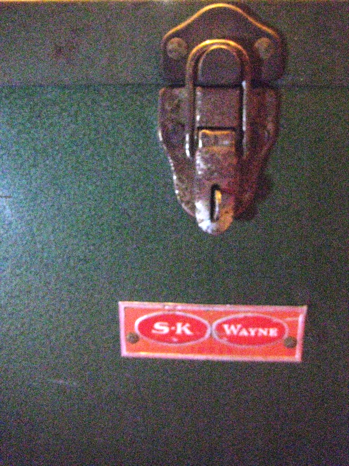 Vintage S-K Wayne 2 Drawer Machinist ToolBox / Chest - SK Wayne Steel 22x10x10" | eBay