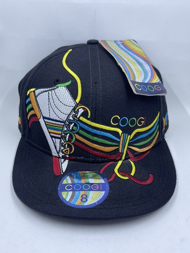 Coogi Sneaker Design Hat Cap Fitted Size 8 Colorful Embroidered NWT | eBay