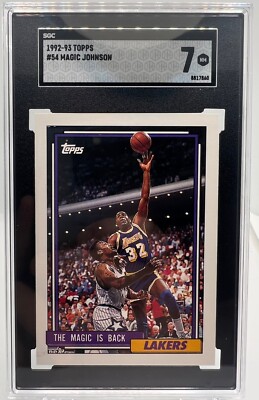 1992-93 Topps #54 Magic Johnson SGC 7 | eBay