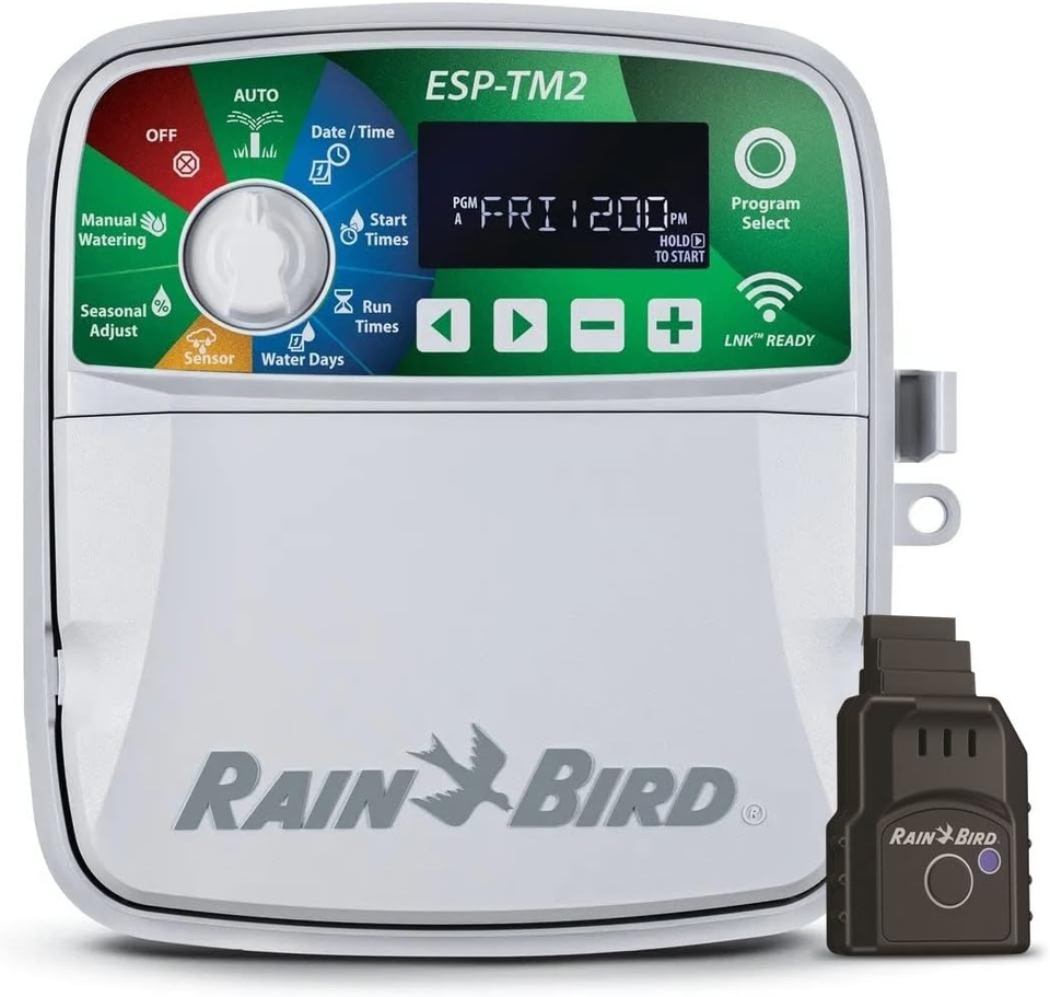 Rain-Bird ESP-TM2 Indoor Outdoor Irrigation Wifi Zone Controller Timer ...