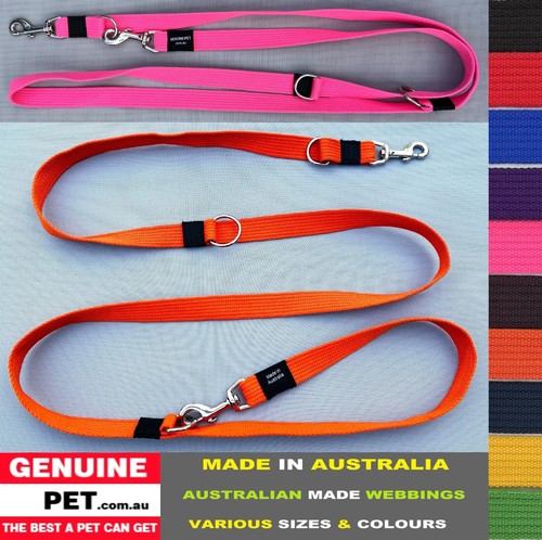 Multi-Function Dog Lead Training Leash Collar Webbing | eBay Australia