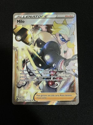 POKEMON CARD MILO ALLENATORE HYPER TG24/TG30 TEMPESTA ARGENTATA ITA ...