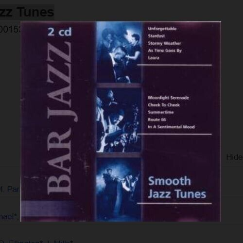 Bar Jazz - Smooth Jazz Tunes von Various, Unforgettable, Stard..[CD ...