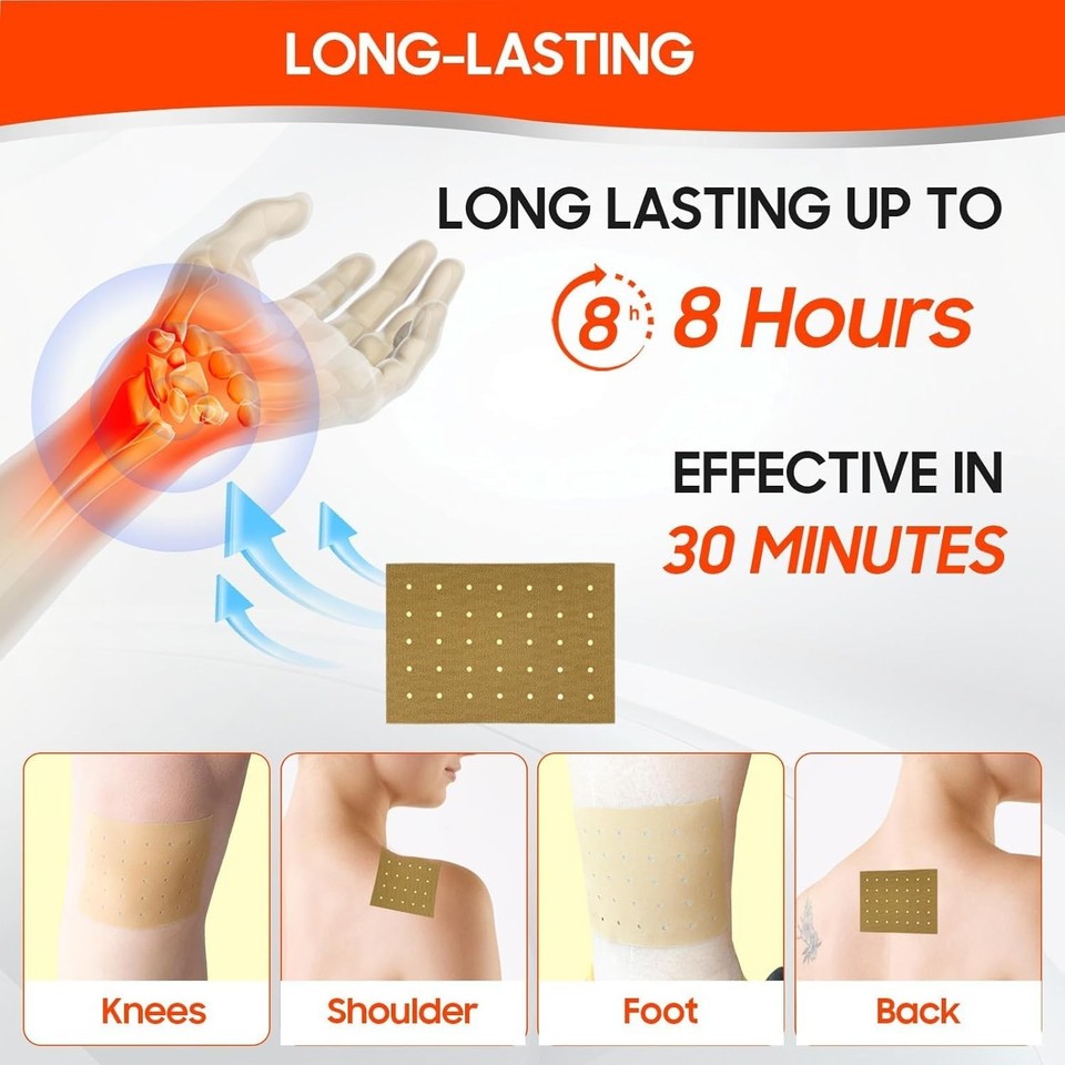 40pcs Signal Pain Relief Patches, All Natural Tiger Heat Patches Ultra ...