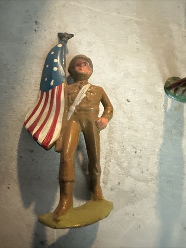 Vintage Barclay Manoil WWI Lot of 7 Metal Toy Soldier Cast Lead Army ...