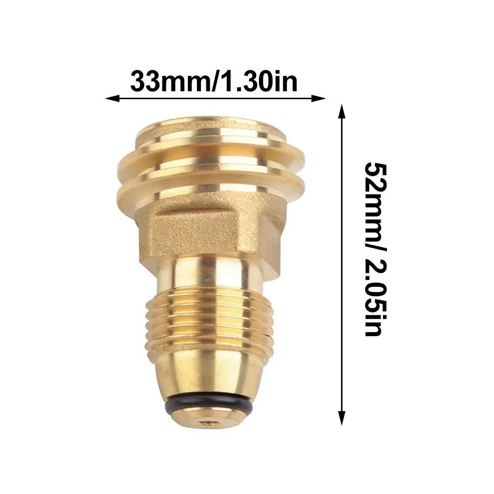 Converts Propane LP Gas Bottle Tank Adapter Valve POL to QCC1 Outlet ...