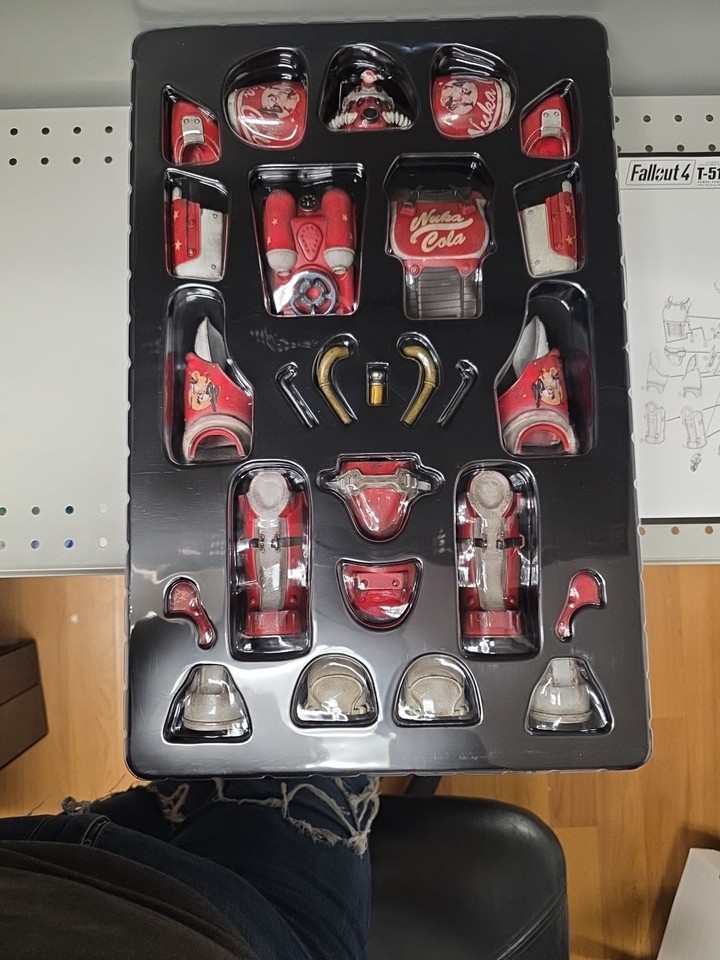 Rare Threezero Fallout 4 T-51 And Nuka Cola Power Armor Kit | eBay