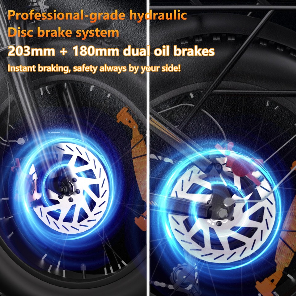 Cheevalry CF1000 Electric Bike 48V 20AH Battery 20 inch Folding Hrdraulic E-Bike | eBay UK