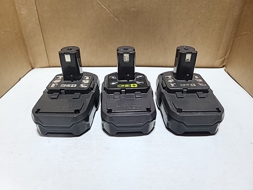 Ryobi P102 18V One+ Lithium Ion Batteries- Pack Of 3 | eBay