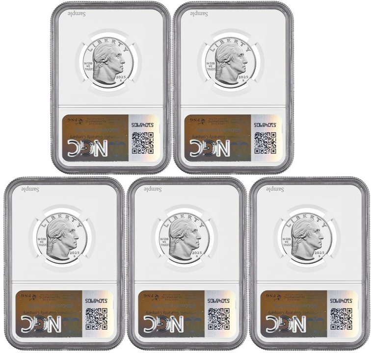 2025 S Silver Quarters Set Amercian Woman Limited Edition NGC PF70 ...