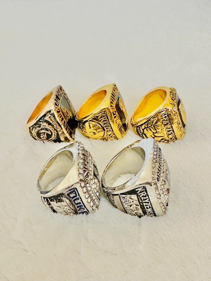 5 PCS Duke Blue Devils National Champions Ring complete set, US SHIP ...