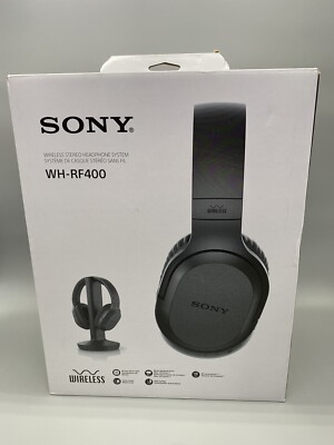 Sony WH-RF400 Wireless Home Theater Headphones - Black - NEW ...