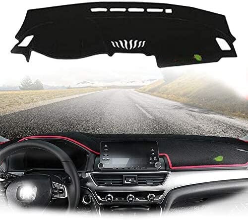 Black Dashboard Mat Protector Sun Shield Cover Pad Carpet Fits 18-22 ...