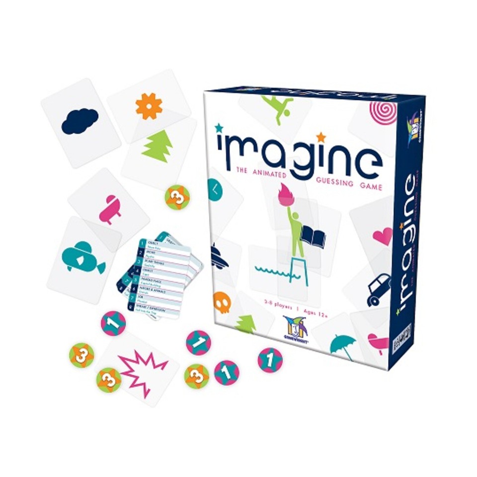 Gamewright Cardgame Imagine - The Visual Charades Game Box Fair | eBay