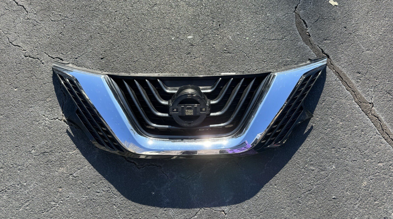 2015-2019 Nissan Murano Front Grill Grille Black Chrome W/OCamera OEM ...