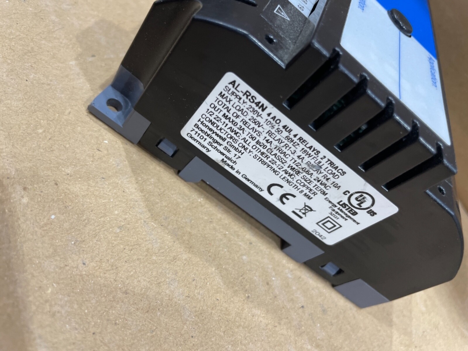 Alerton AL-RS4N Bacnet IRM Application FCU Controller Honeywell/Aletron ...