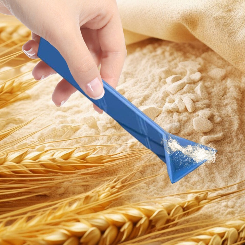 2Pcs Folding Measuring Spoon Multifunctional Spoon Kitchen Gadget (Blue ...