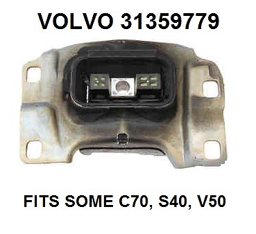Left, Right, Lower Engine Motor Mount Set 3pc Kit For Volvo C30, C70 ...
