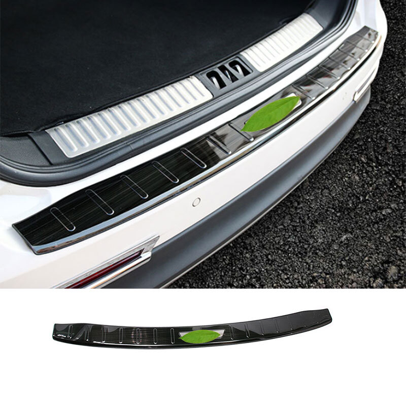 Fit For Lincoln MKX 2016-2018 Black Titanium Rear Bumper Protector ...