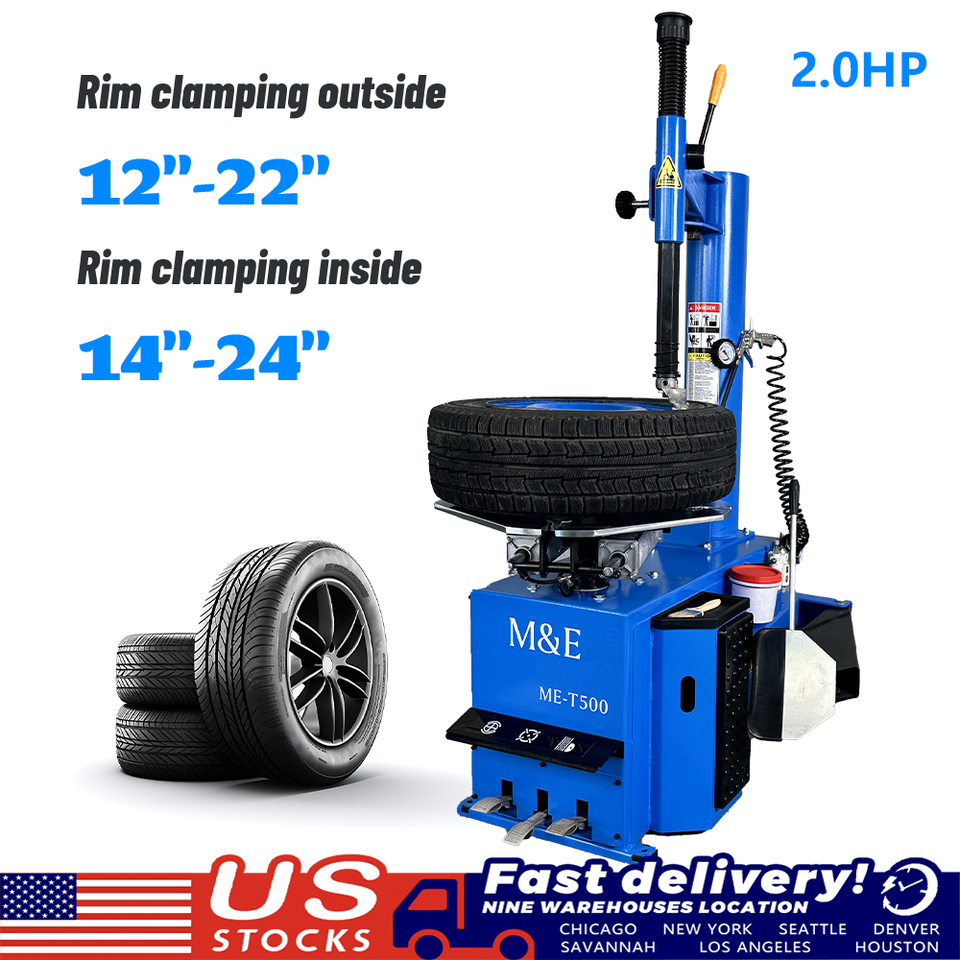2.0 HP Swing Arm Tire Changer Wheel Tire Changer Machine M&E-T500 ...