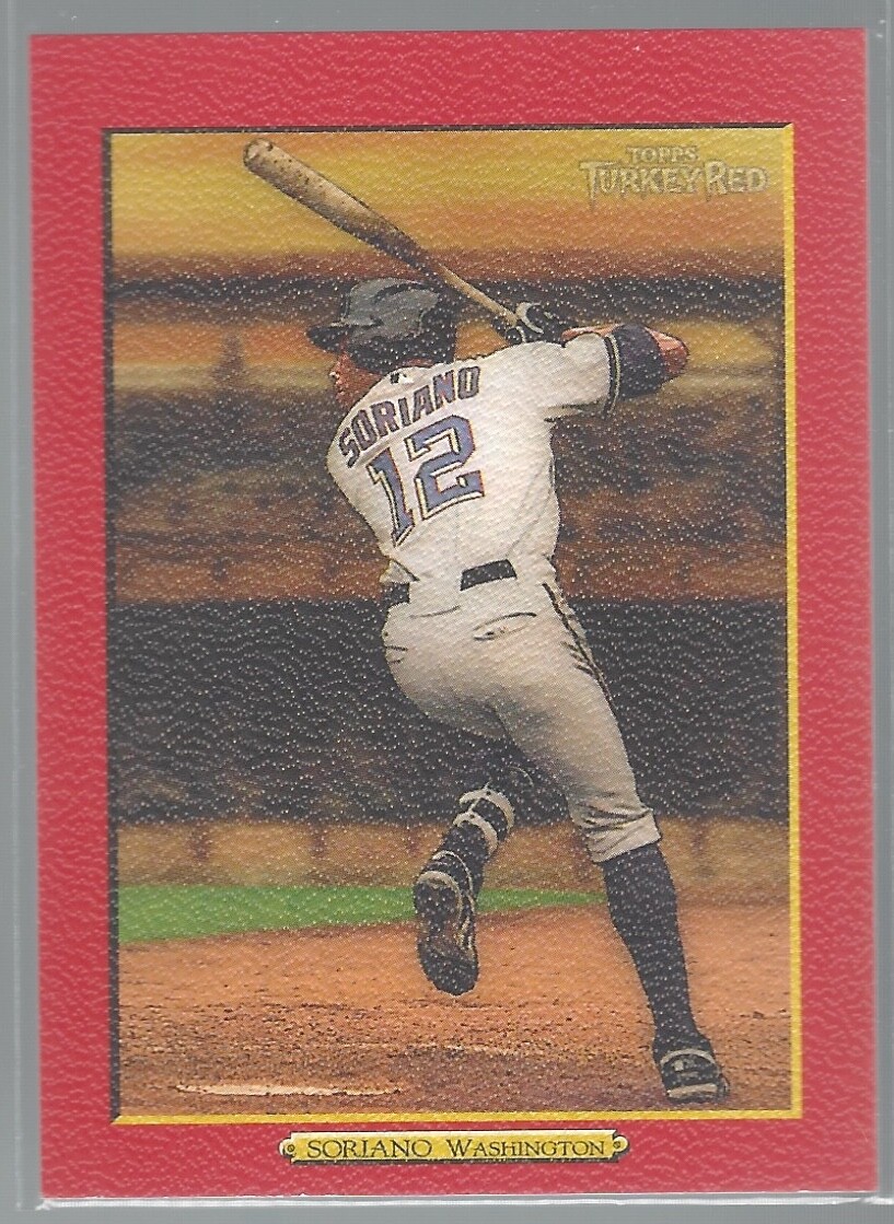 Alfonso Soriano 2006 Topps Turkey Red Nats SP Card# 501a | eBay
