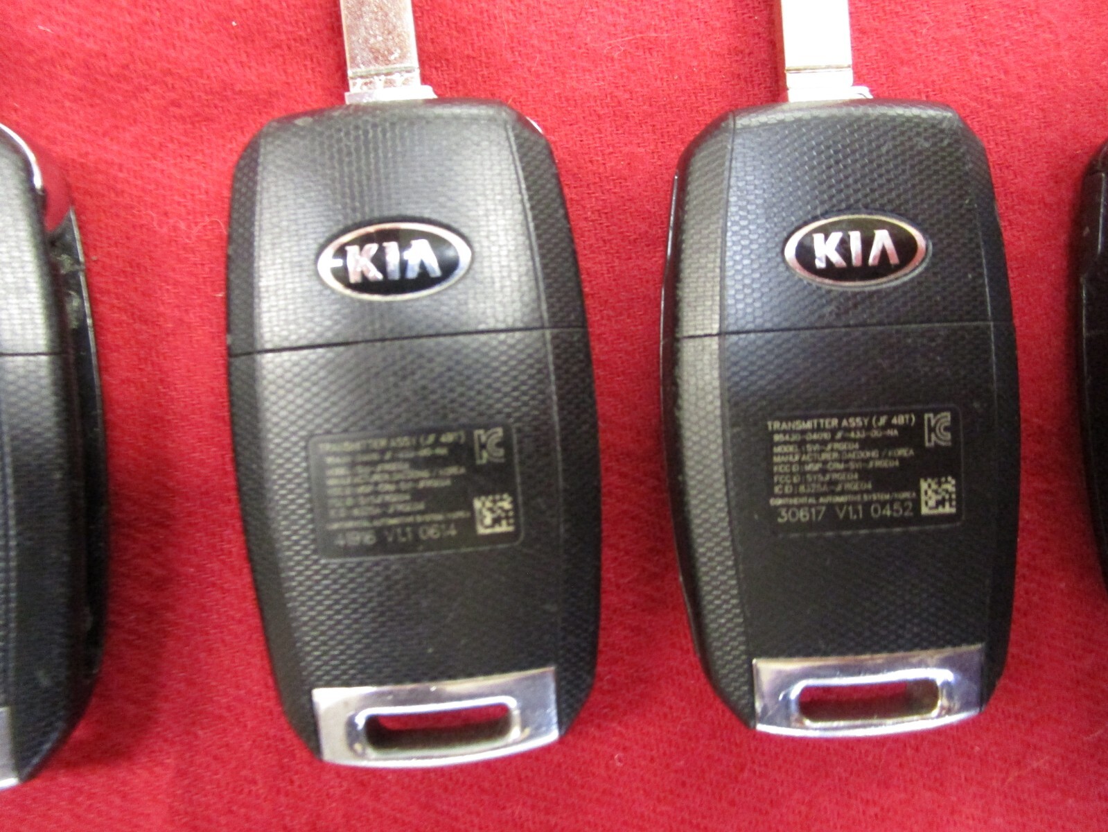 Lot of 5 OEM Kia Optima Remote Flip Key Uncut Blade SY5JFRGE04 95430 ...
