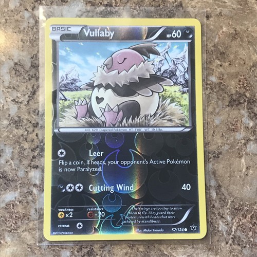 Pokémon TCG Vullaby Fates Collide 57/124 Reverse Holo Common | eBay