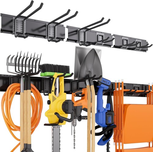 Garage Tool Organizer Wall Mount, 48 Inch Garden Tool Organizer Garage ...