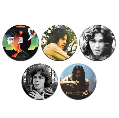 5x Nick Drake Folk Singer-Songwriter 25mm / 1 Inch D Pin Button Badges ...